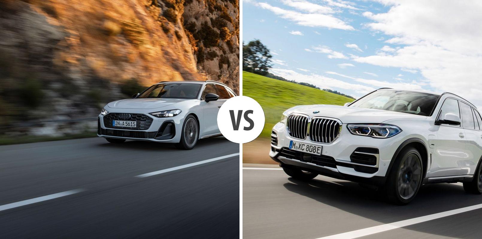 Audi A5 Avant vs BMW X5 jämförelse - skillnader, priser och tekniska data