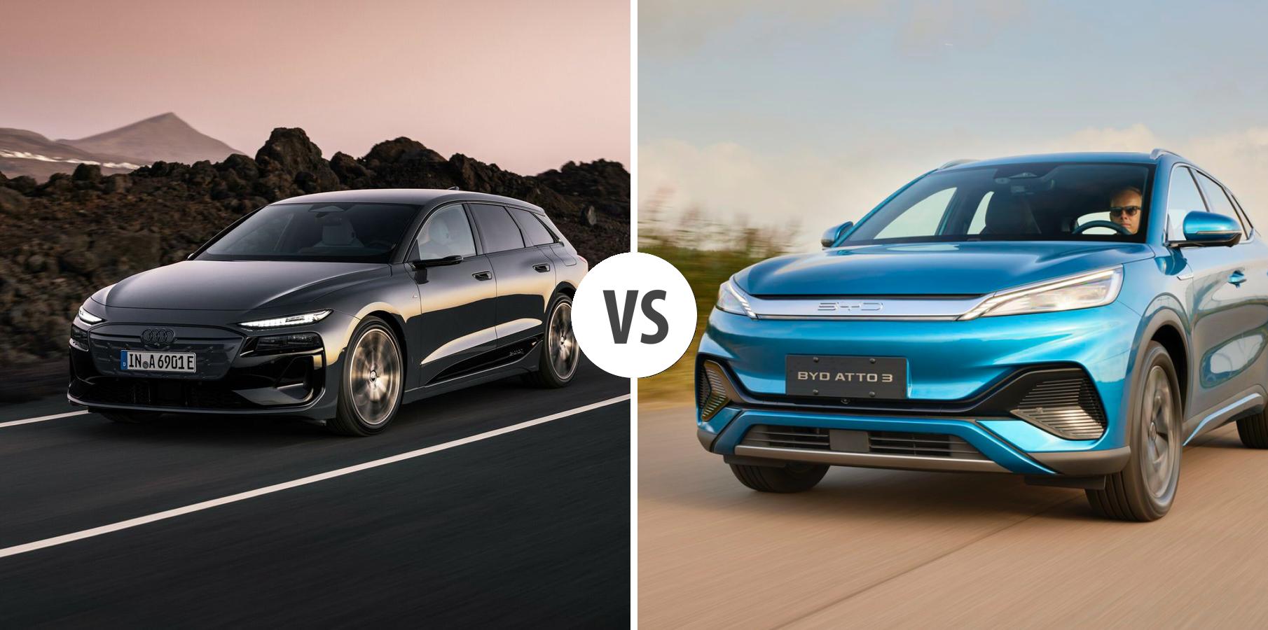 Audi A6 e-tron Avant vs BYD Atto 3 jämförelse - skillnader, priser och ...