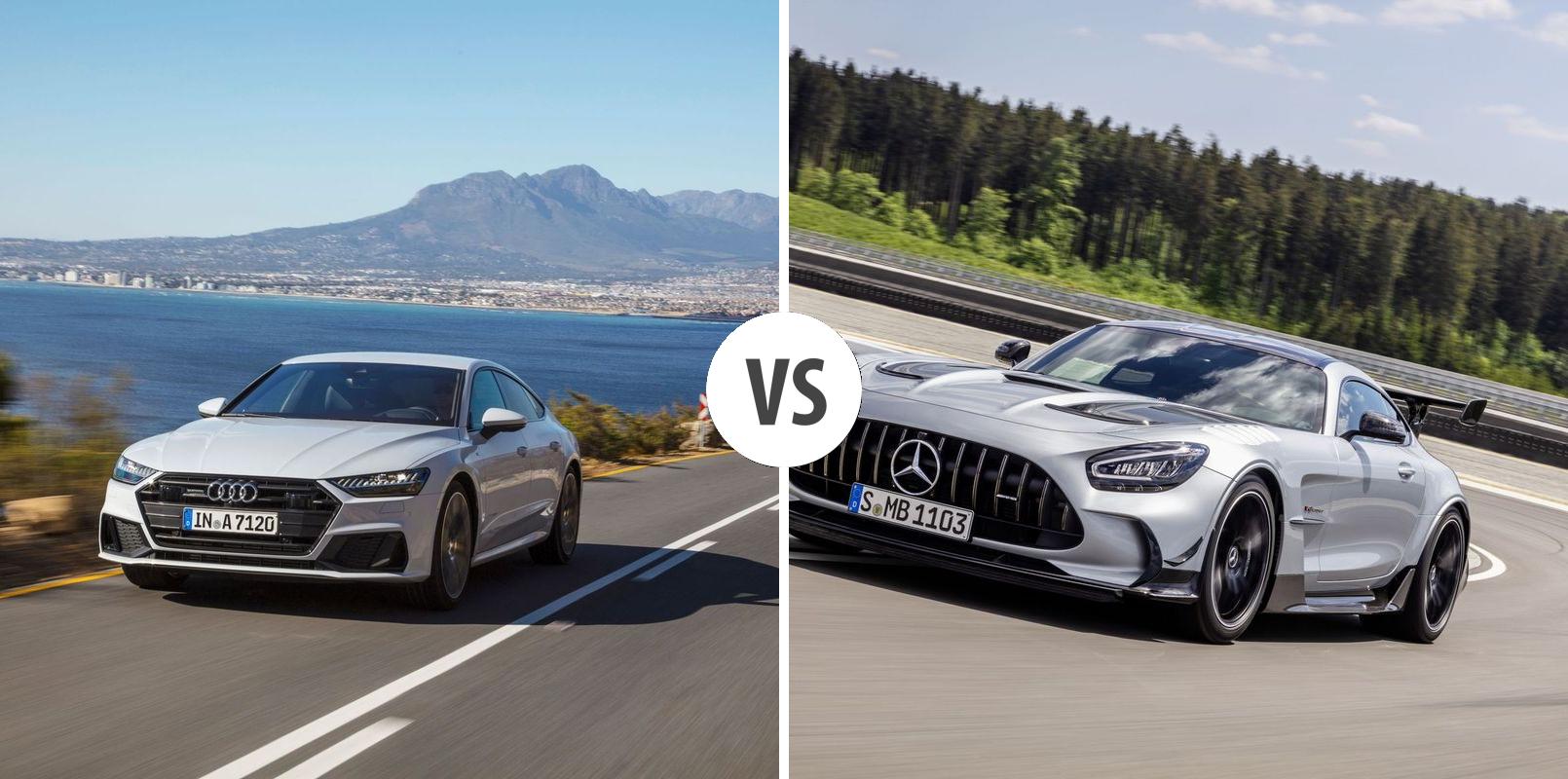 Audi A7 vs Mercedes AMG GT jämförelse - skillnader, priser och tekniska ...