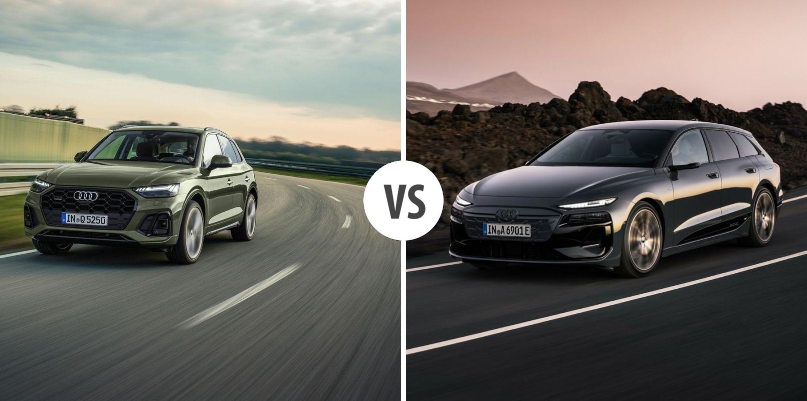 Audi Q5 vs Audi A6 e-tron Avant jämförelse - skillnader, priser och ...