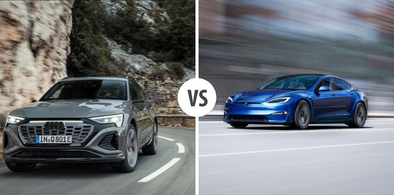 Audi Q8 e-tron vs Tesla Model S jämförelse - skillnader, priser och ...