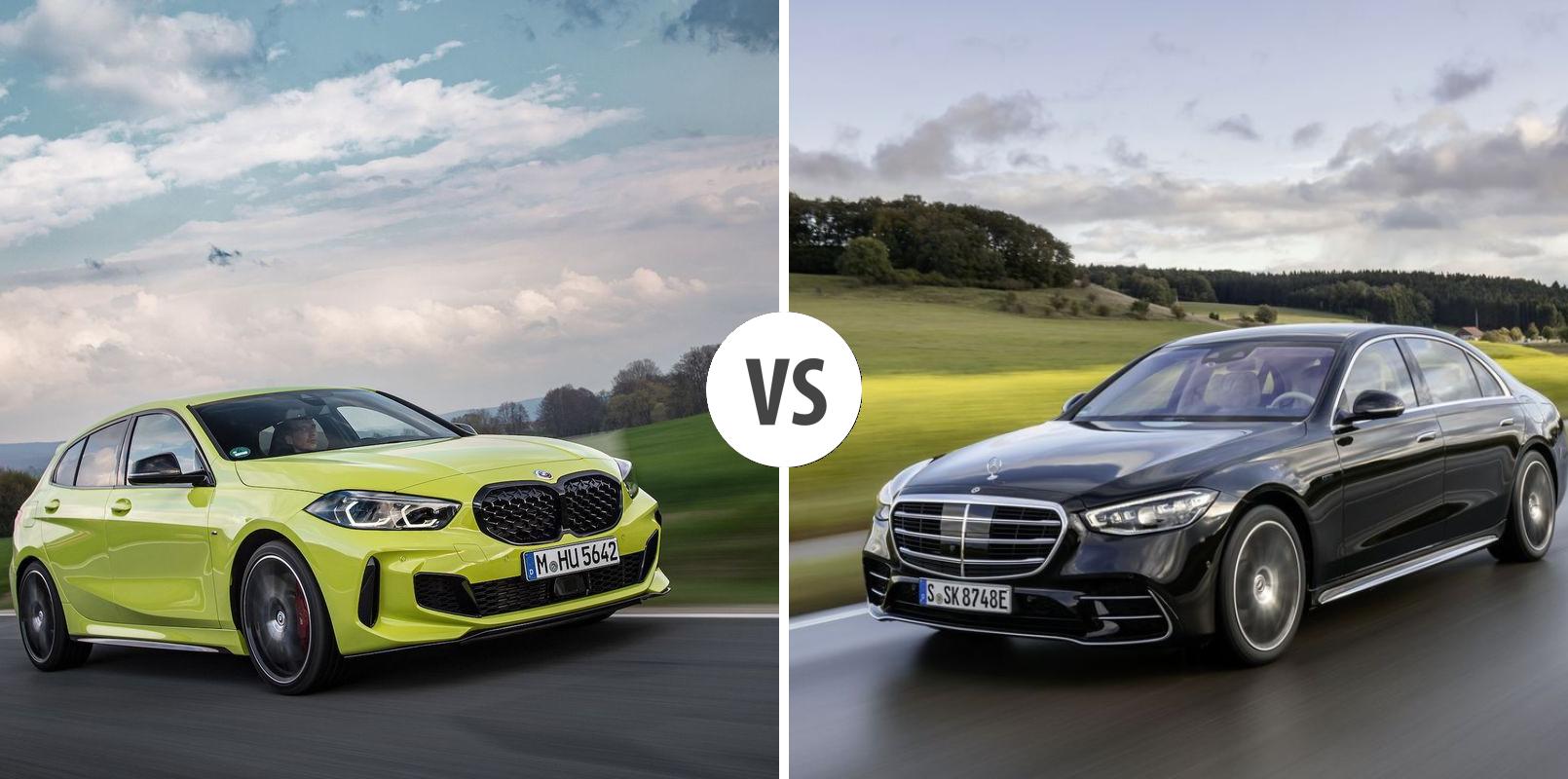 BMW 1 Series vs Mercedes S-Class jämförelse - skillnader, priser och ...