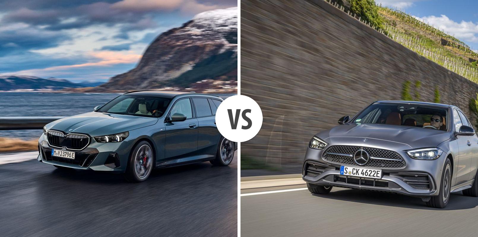 BMW i5 Touring vs Mercedes C-Class Sedan – Skillnader och priser jämförda