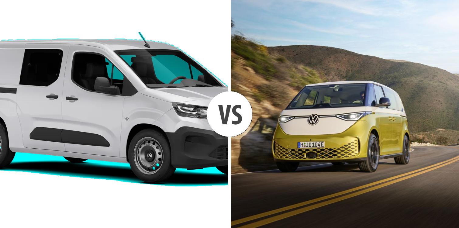 Citroen Berlingo Transporter vs VW ID. Buzz Bus jämförelse - skillnader ...