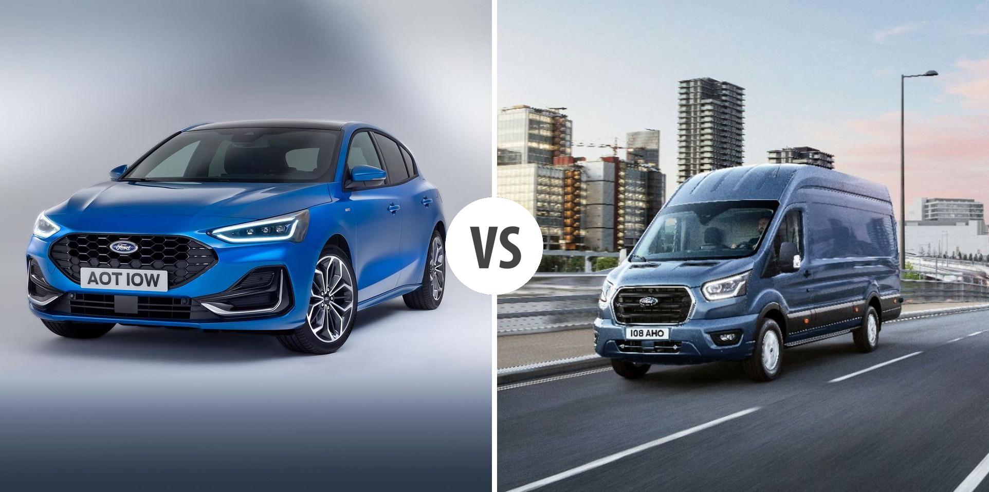 Ford Focus vs Ford Transit Courier jämförelse - skillnader, priser och ...
