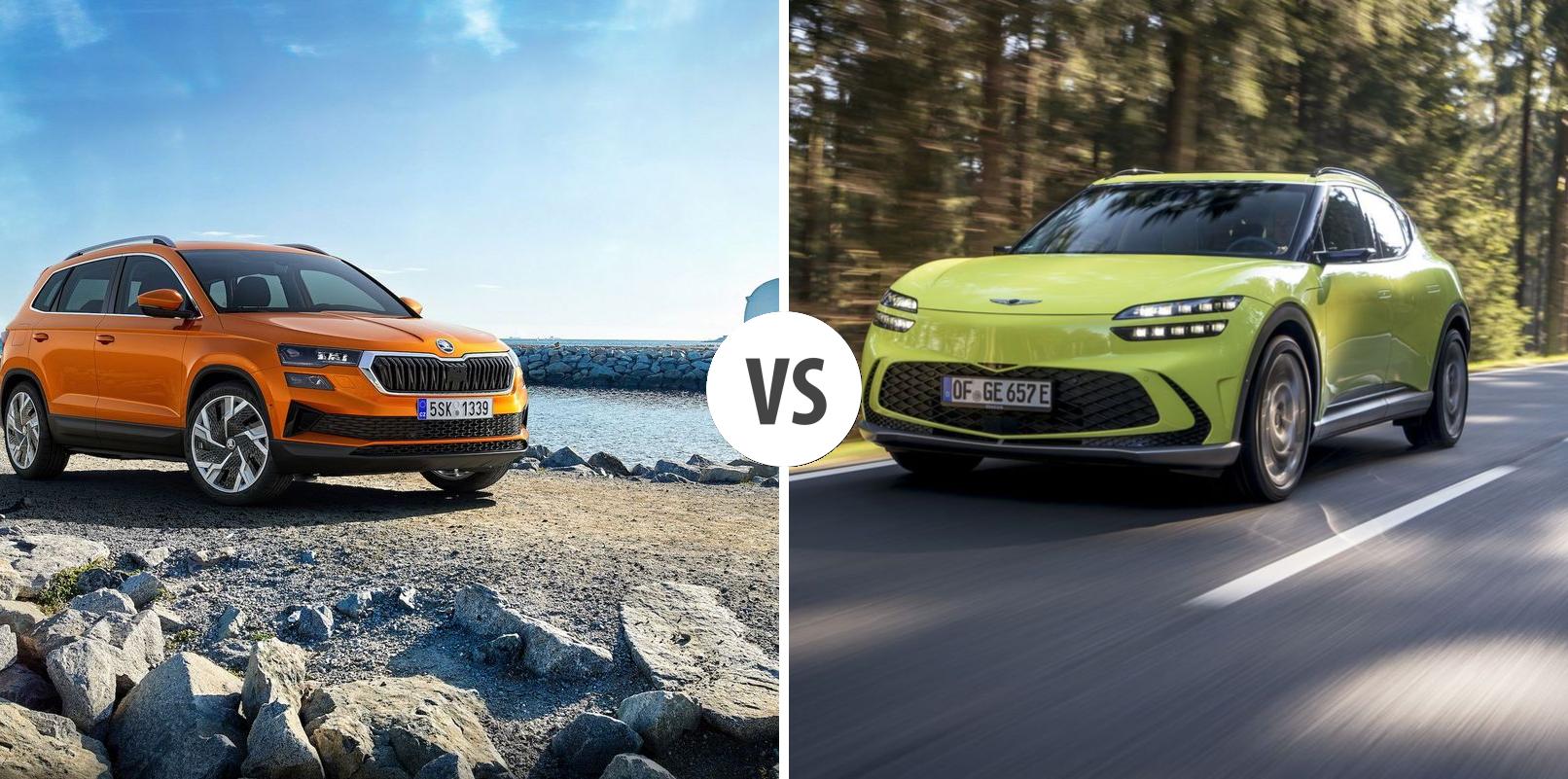 Skoda Karoq vs Genesis GV60 – Skillnader och priser jämförda